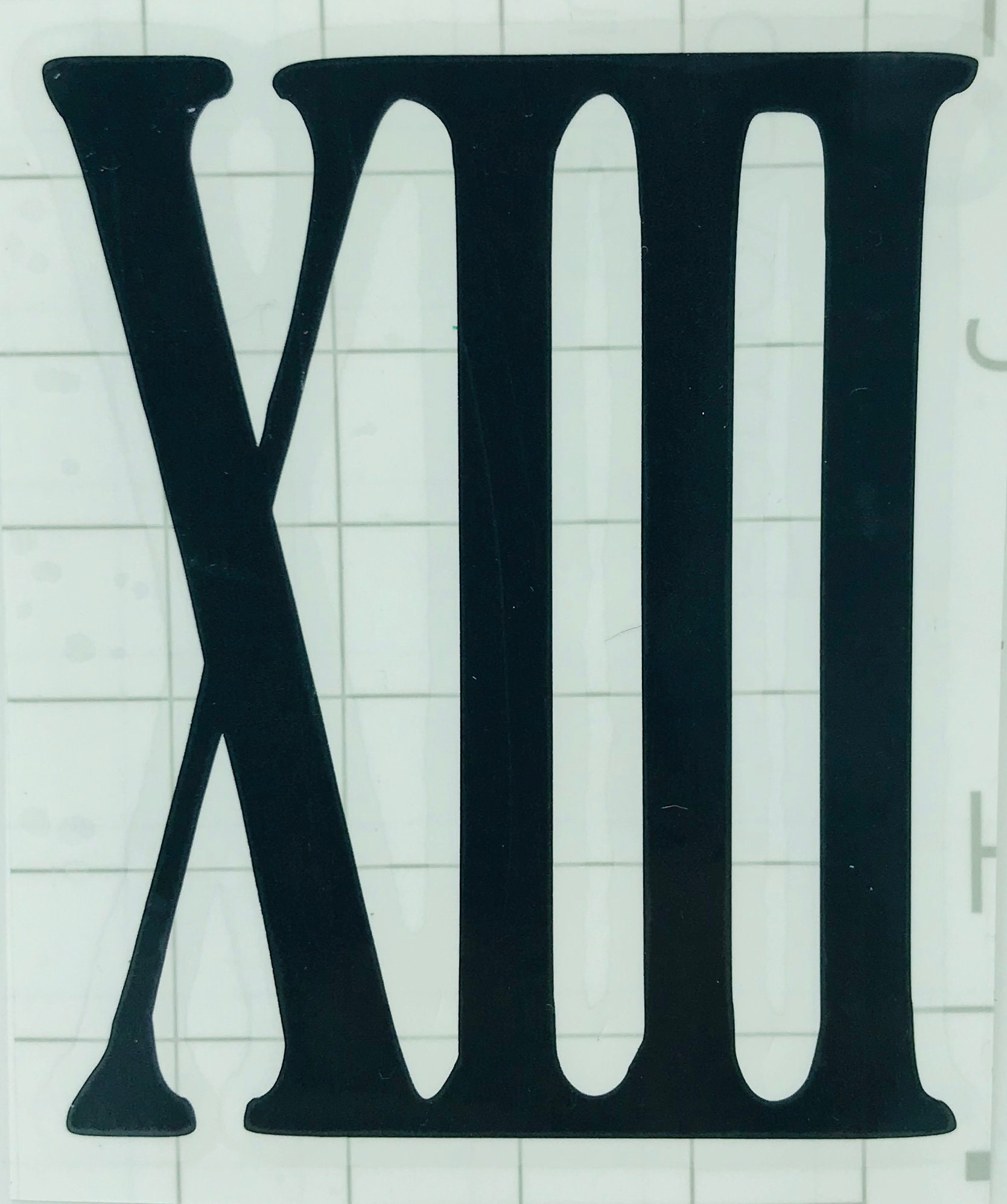 Roman Numeral 13 Designs