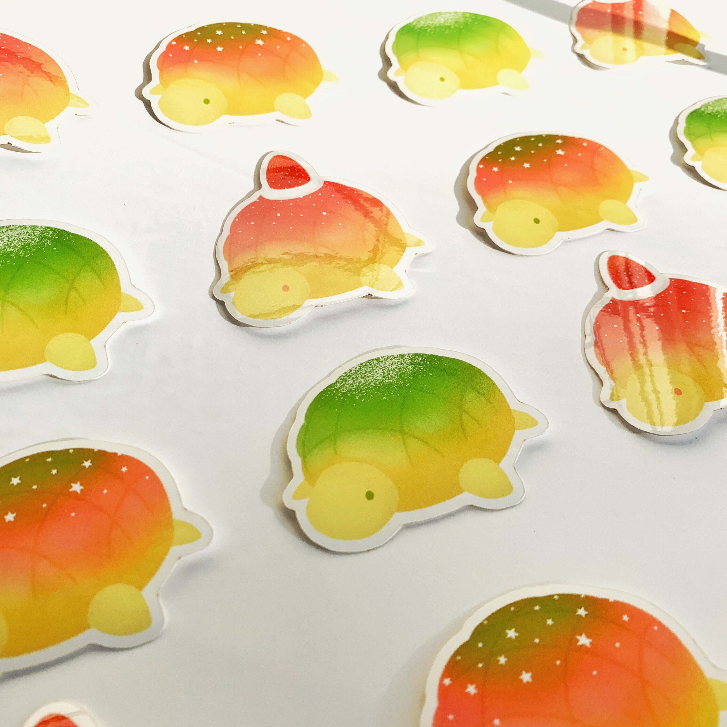 Turtle Melon Pan Weather Proof Vinyl Stickers - Etsy