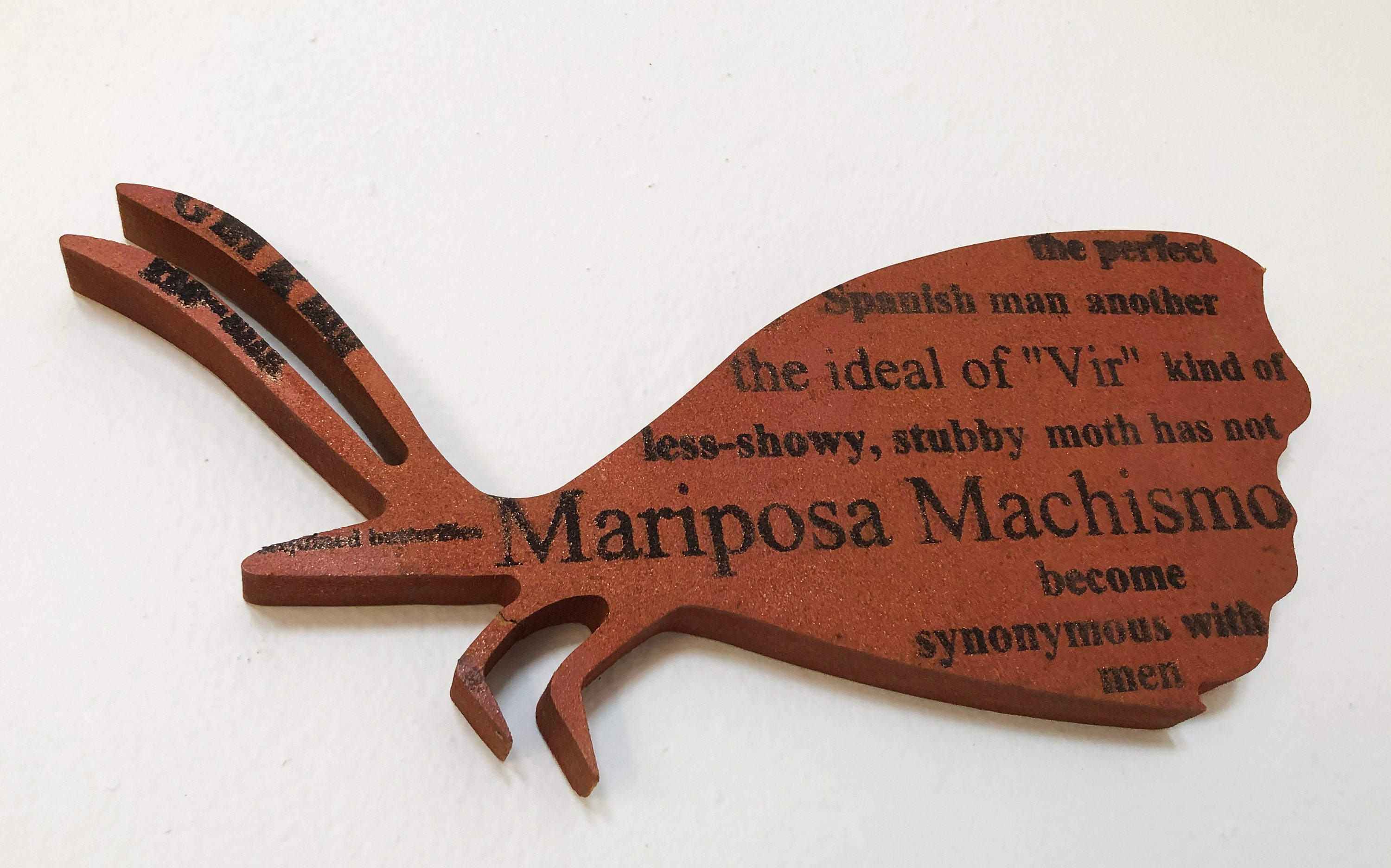 Mariposa Machismo: Medium Side View - Etsy