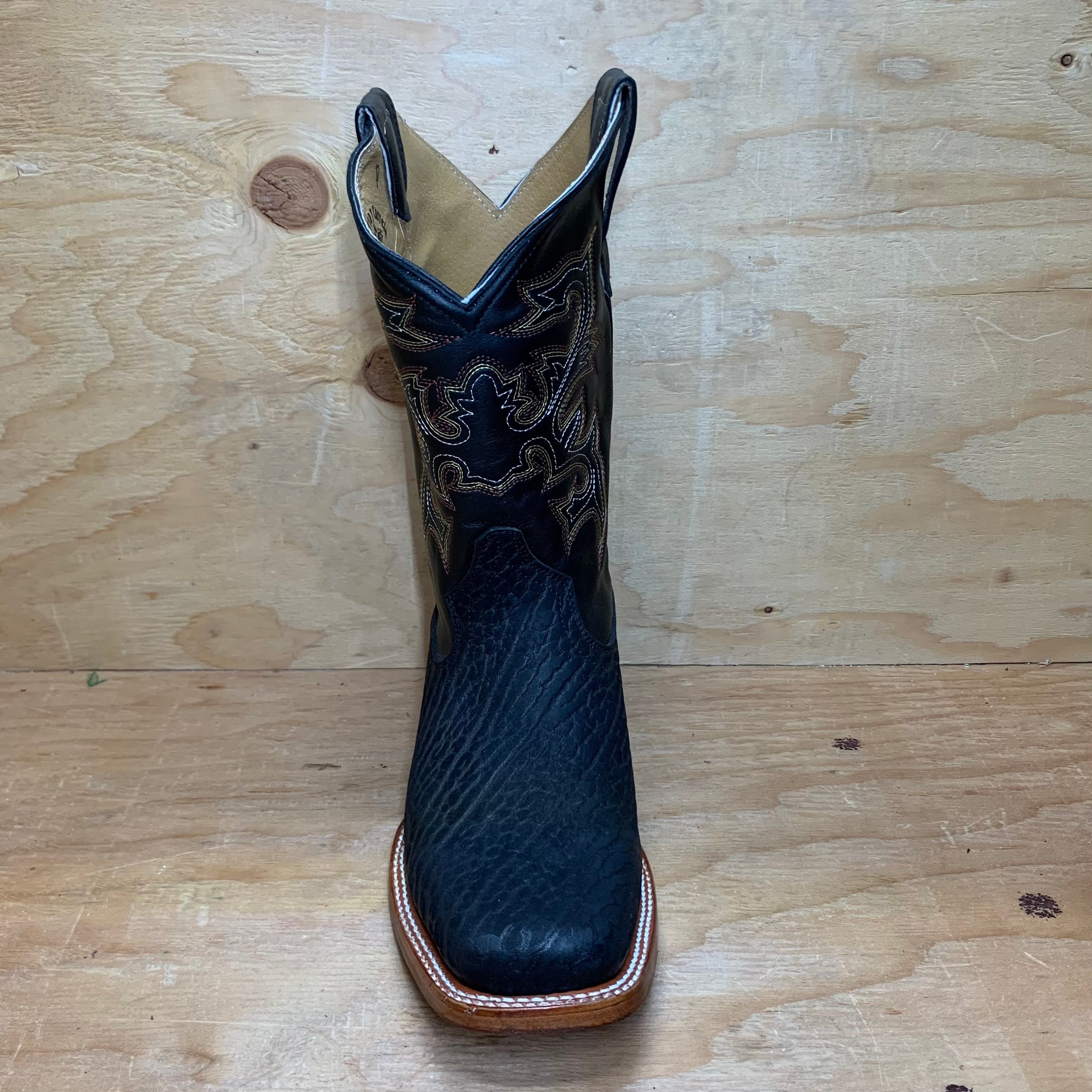 Men Western Cowboy Square Toe Boot Bota Vaquera Caballero - Etsy