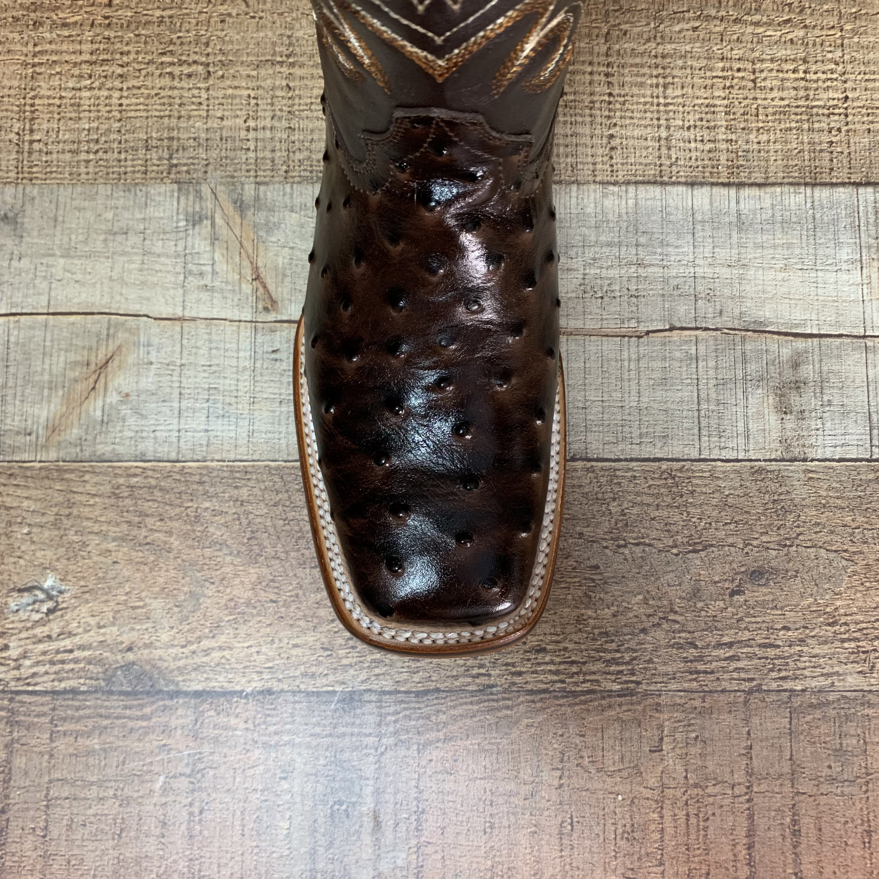 Women's WESTERN COWGIRL Exotic Square Toe Ostrich Print | Etsy