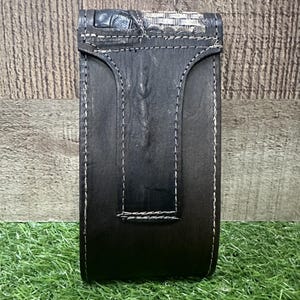 MEN WESTERN Phone Holder Cincelada Brown Horse / Phone Case Funda De ...