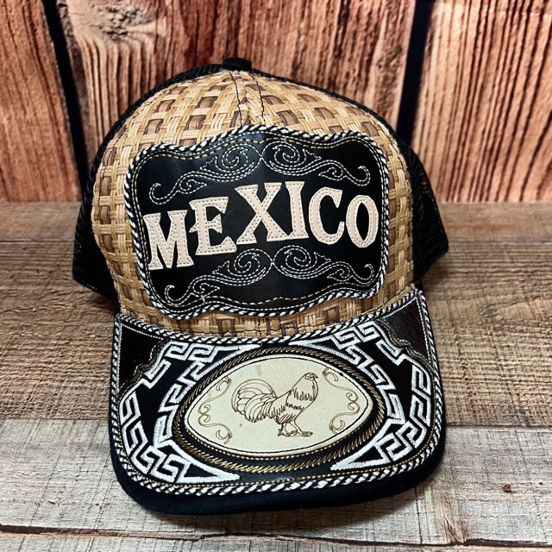 Mexico Embroidered Trucker Hat/ Dad Mexico Hat Gorra/ Cachucha Vaquera ...