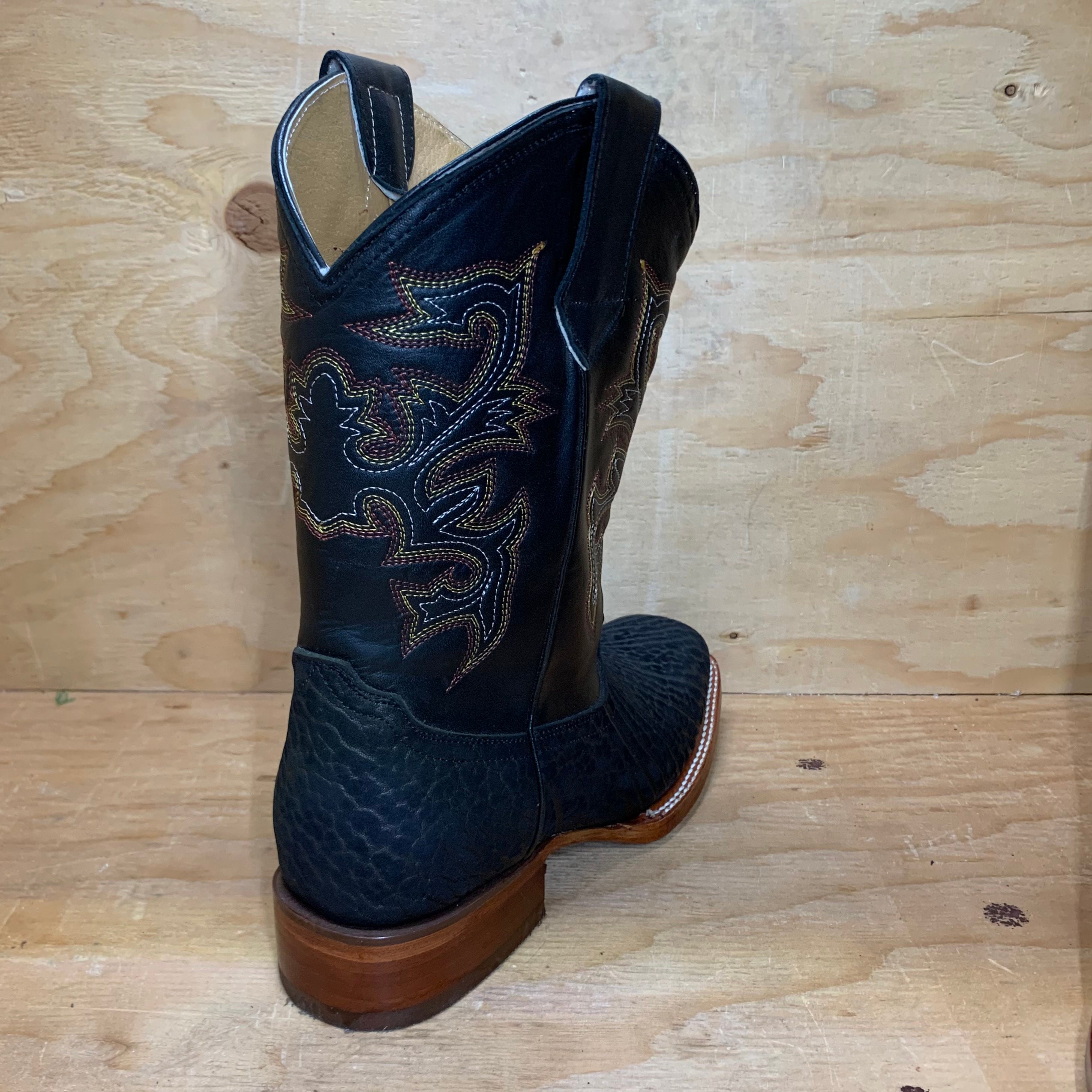 Men Western Cowboy Square Toe Boot Bota Vaquera Caballero Est.722 ...