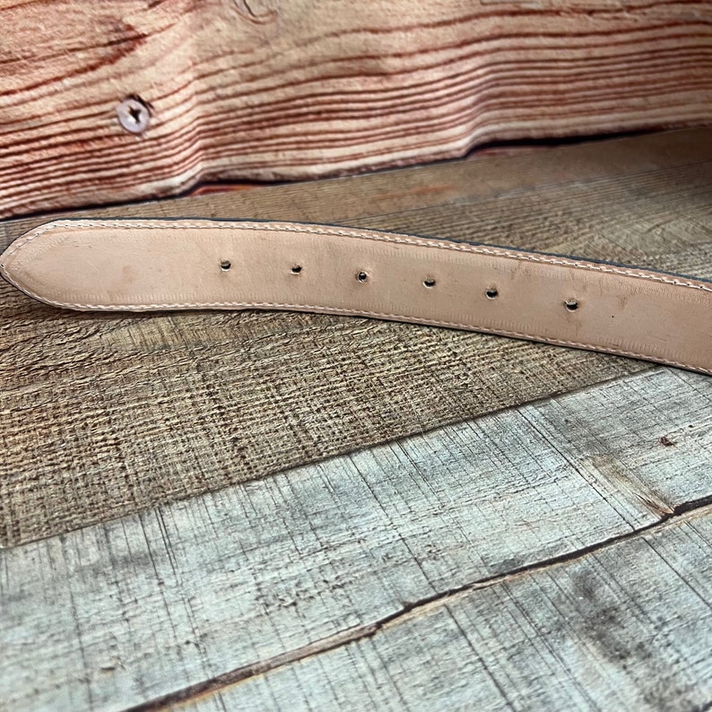 Men's Western Cowboy GRAY Genuine Leather Belt Cinto - Etsy