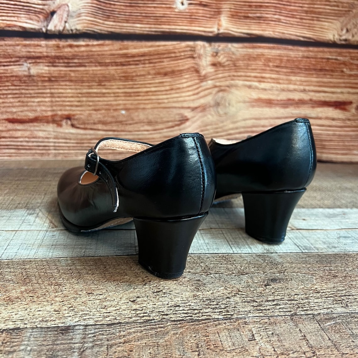 Folklorico Dance Shoes for Women Heels Black Tacones Negros Baile ...