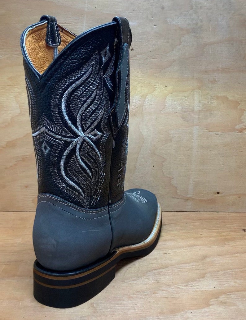 Men Western Cowboy Square Toe Boot Bota Vaquera Caballero Est. 699 - Etsy