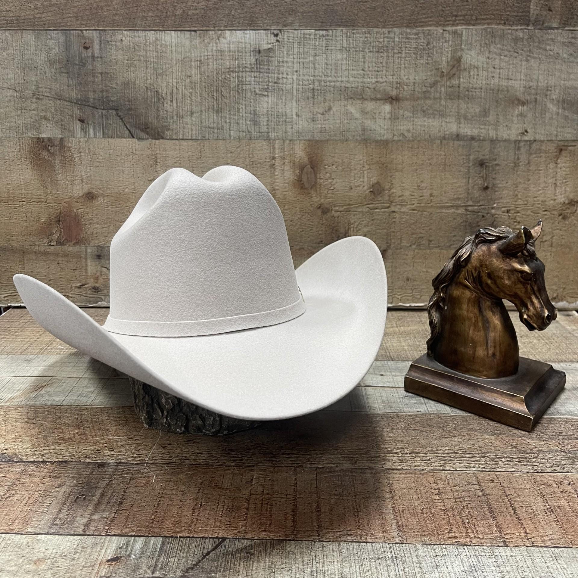Men's Beige Felt Cowboy Hat: Western Rodeo Ranchero Style Est. Sinaloa ...