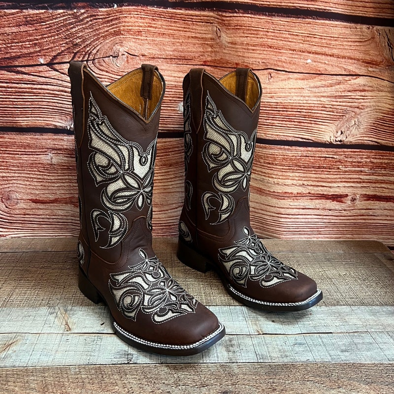 Inlay Boots - Etsy