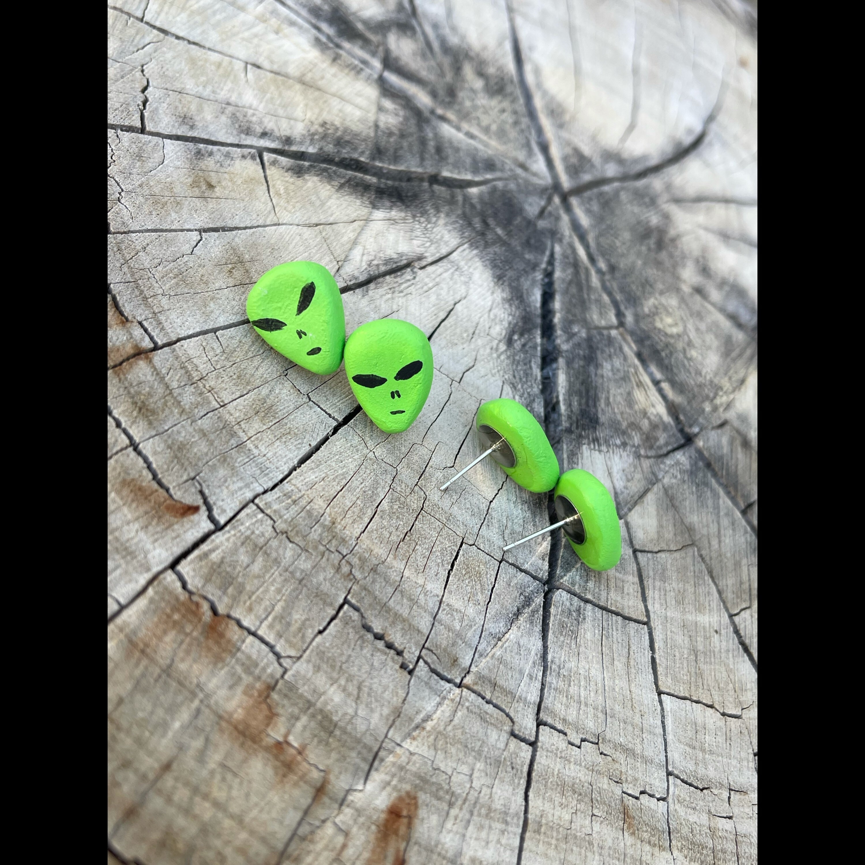 Stud Earrings Coffin, Gravestone, Real Preserved Spider & Bugs - Etsy ...