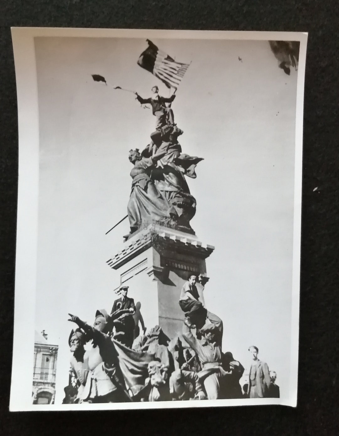 World War II Press Photography in Black and White Liberation Saint ...
