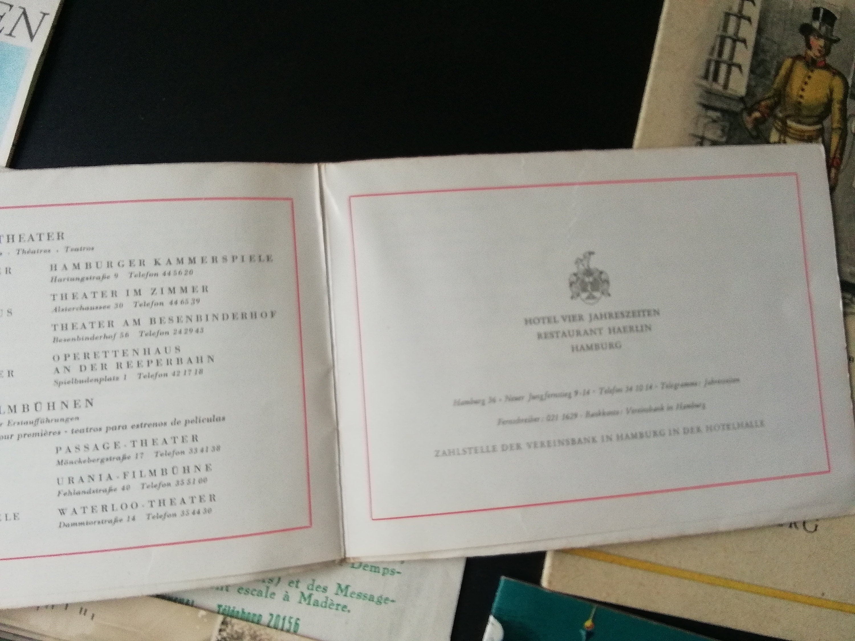 Vintage 50s/60s Hotel Brochures & City Maps: Nostalgic Memories for ...