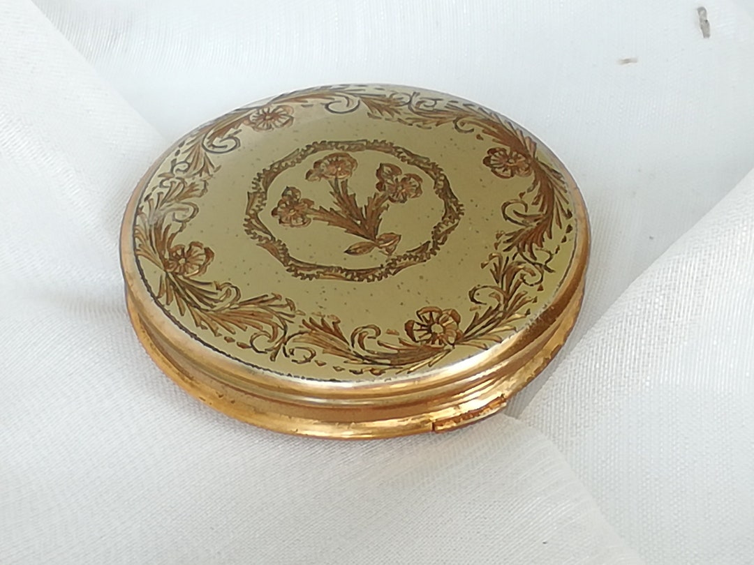 Vintage Melissa Rice Powder Box - Made in England - Antique Fashion ...