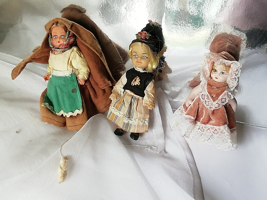 Antique German Doll Trio: 1930s/40s Vintage Collectibles - Exquisitely ...