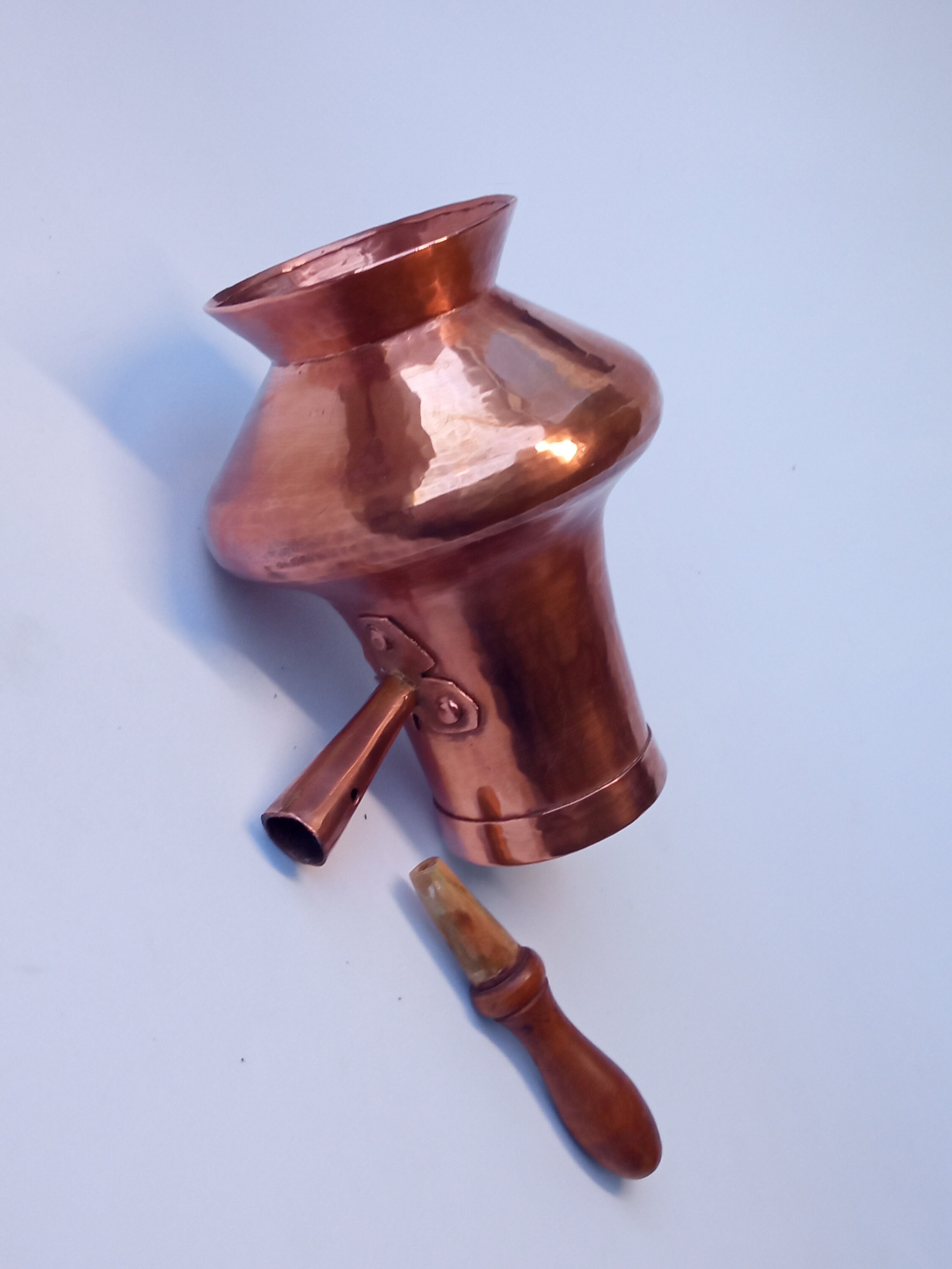 Vintage Copper Chocolate Maker Handmade Decorative Miniature ...