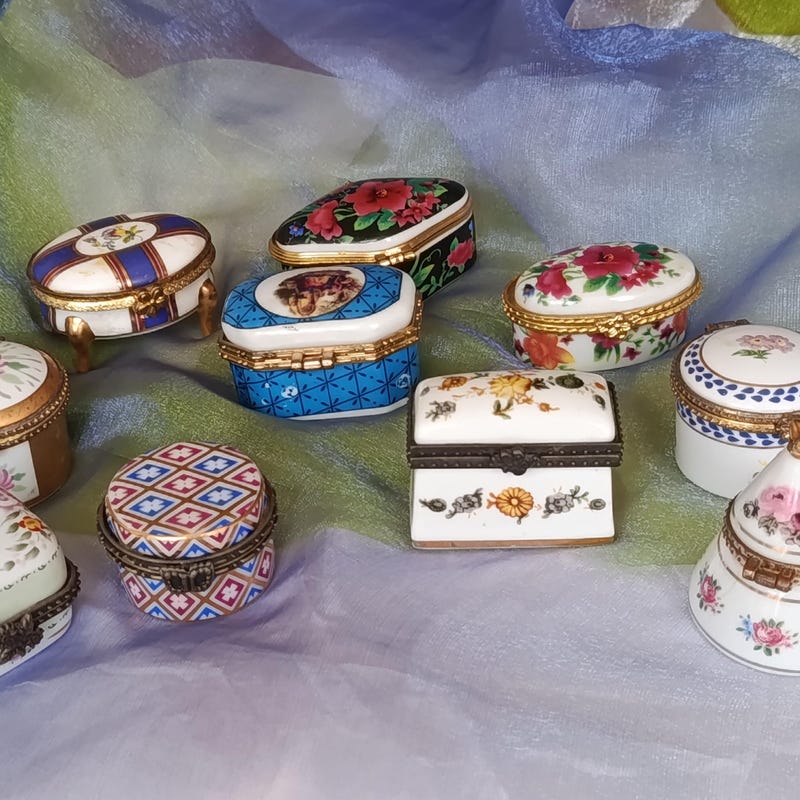 Porcelain Trinket - Etsy