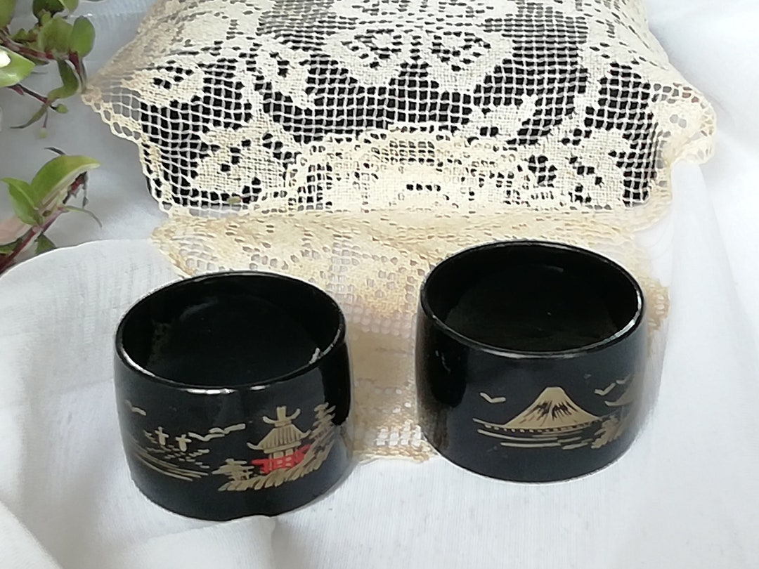 Vintage Japanese Bakelite Napkin Rings - Etsy