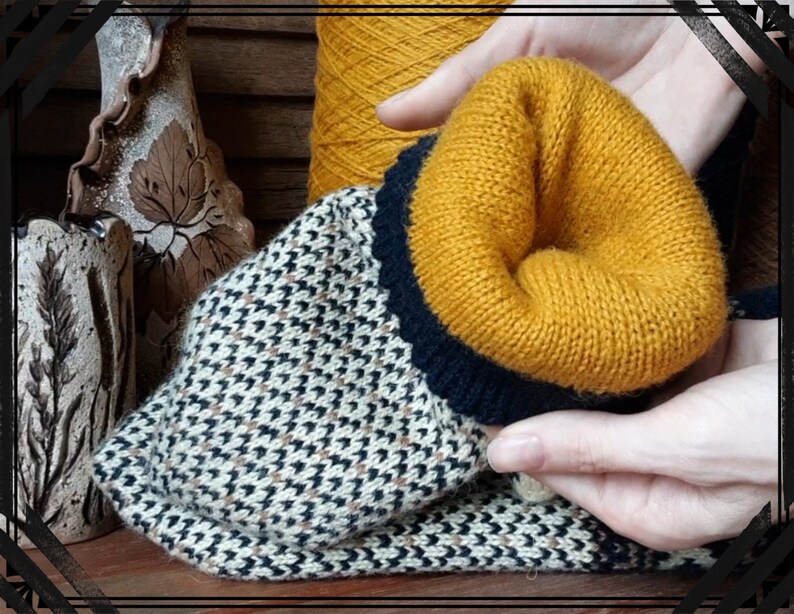 Knitted Mittens With an Extra Woollen Layer Inside - Etsy