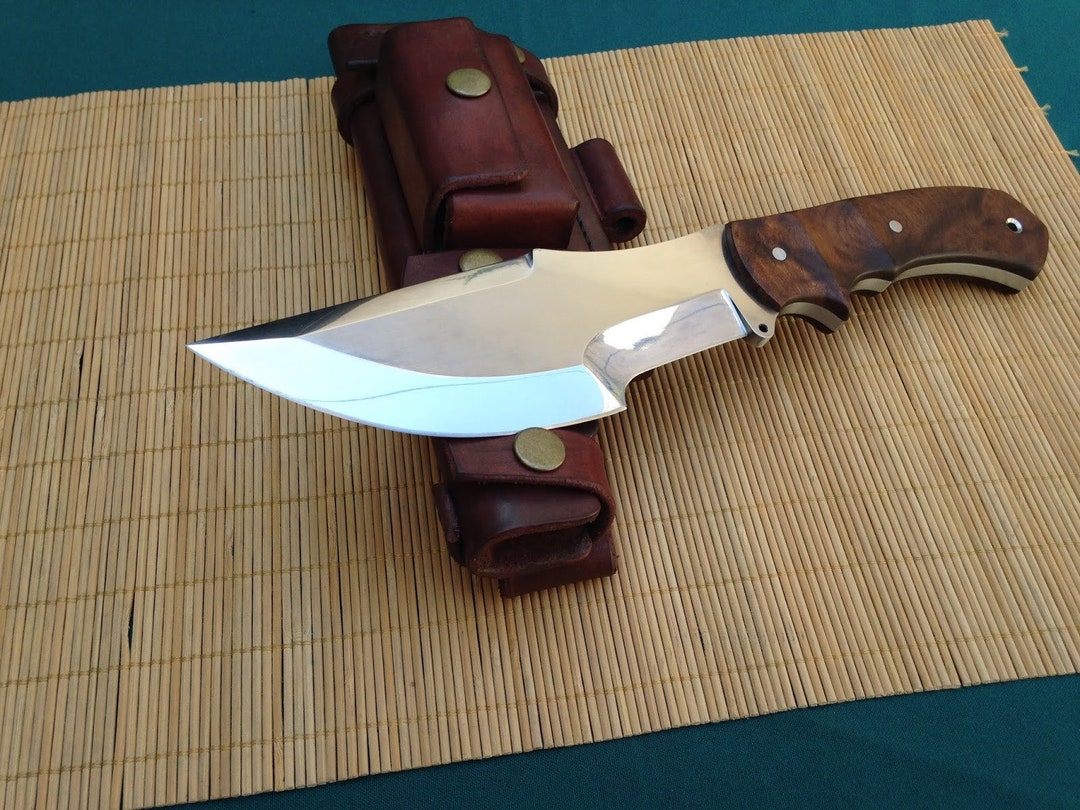 Handmade D2 Steel Tracker Knife: Rosewood Handle Hunting Knife - Etsy