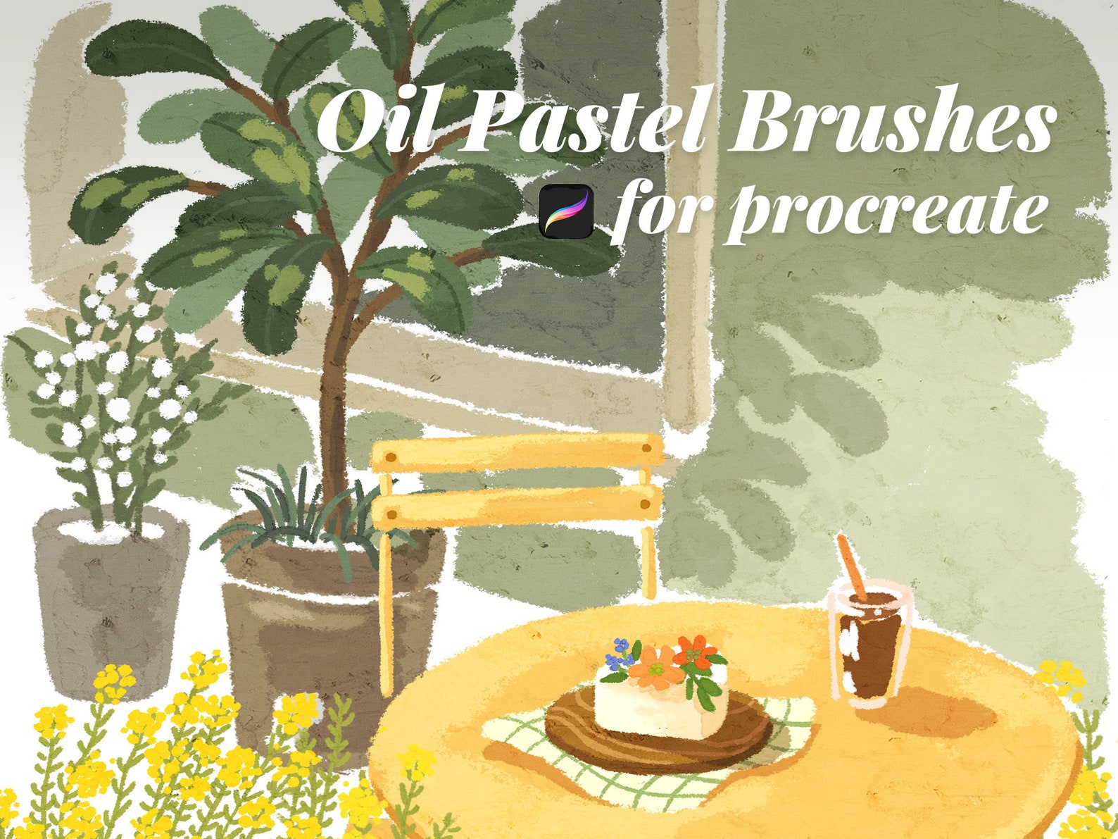 Procreate Oil Pastel Brushes, Digital iPad Brush Bundle - Etsy