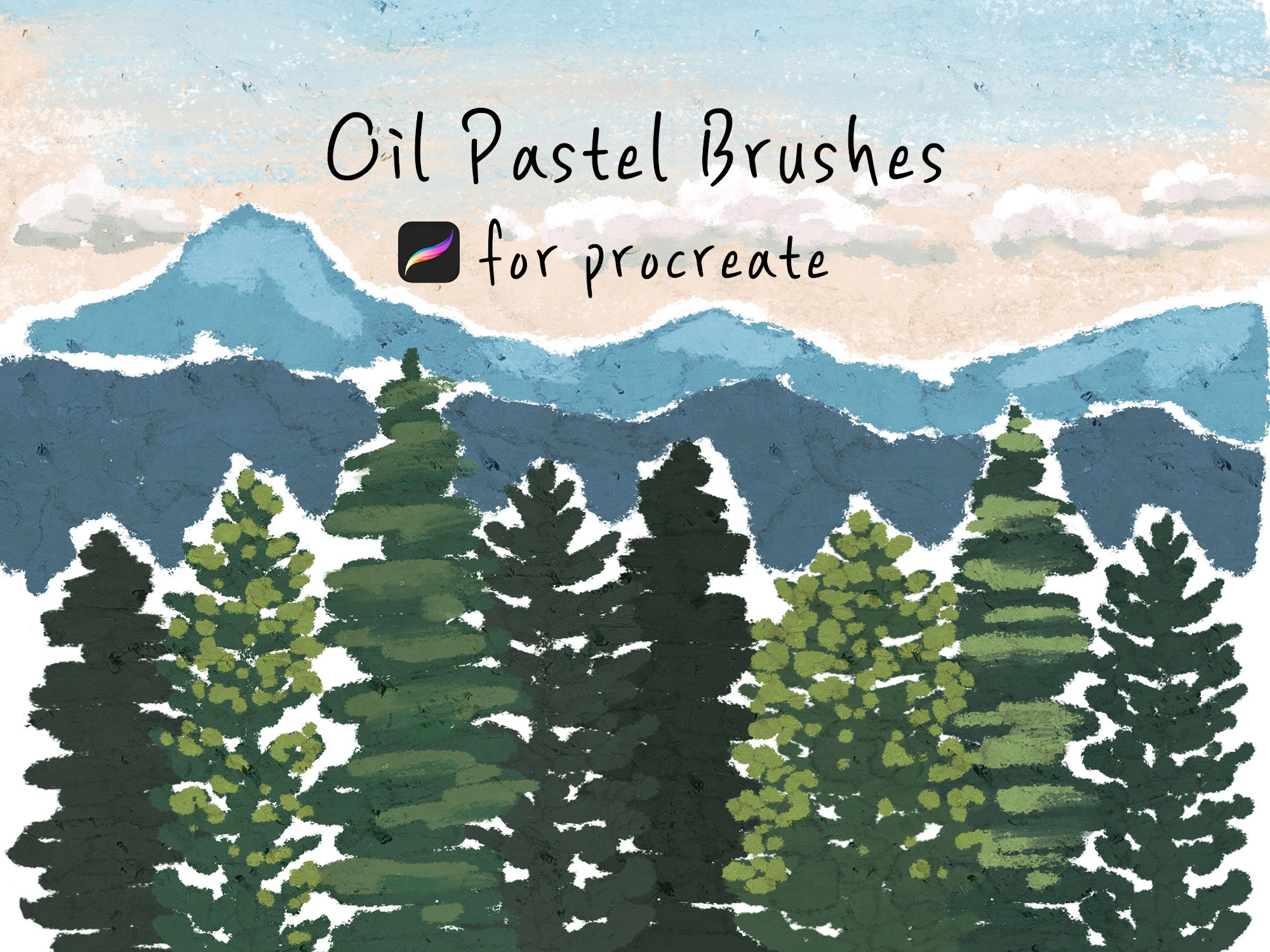Procreate Oil Pastel Brushes Digital iPad Brush Bundle - Etsy