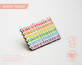 Covid Vaccine Pin | Etsy