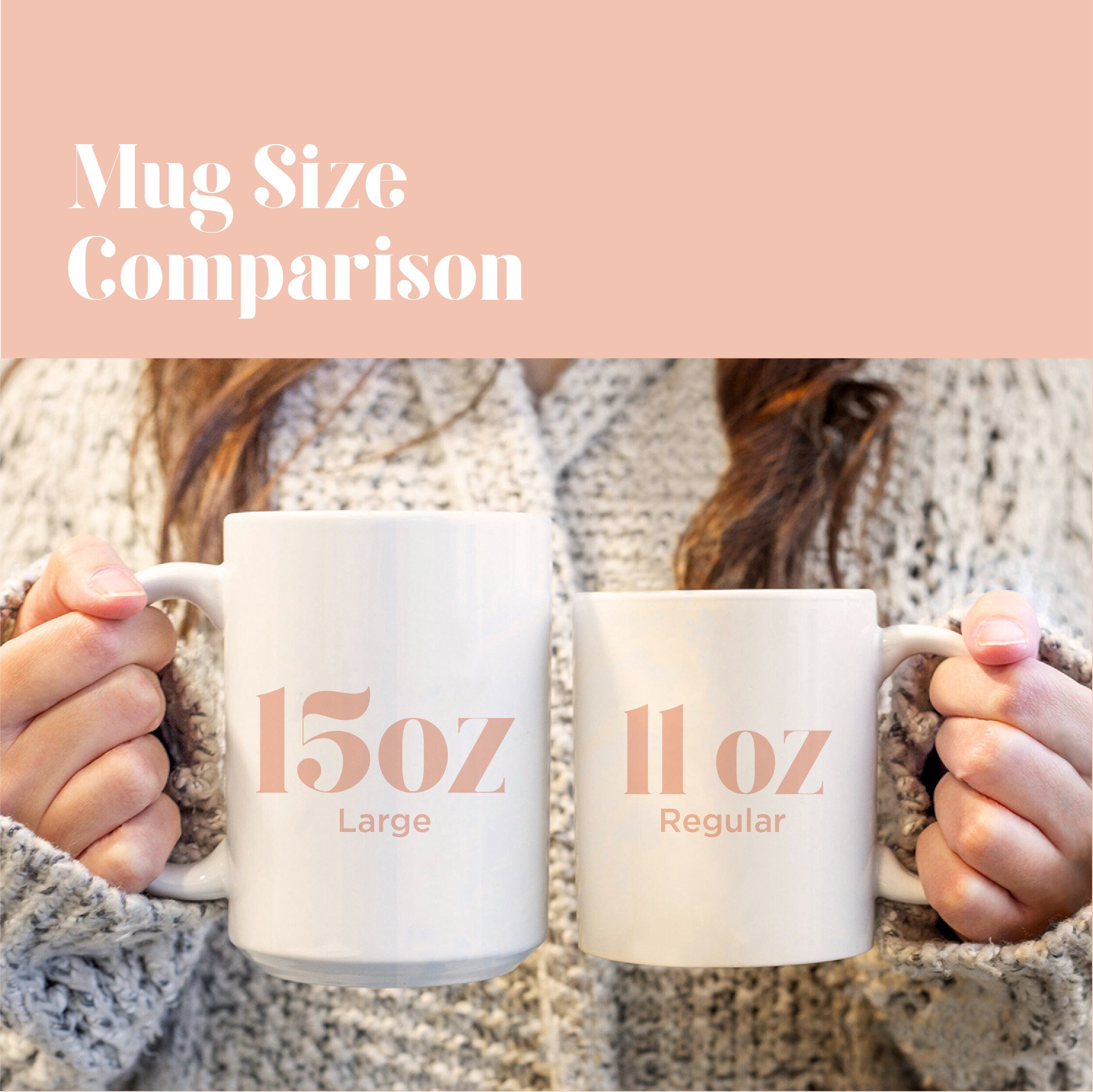 Personalized Calendar Mug Custom Message and Date Mug Double | Etsy