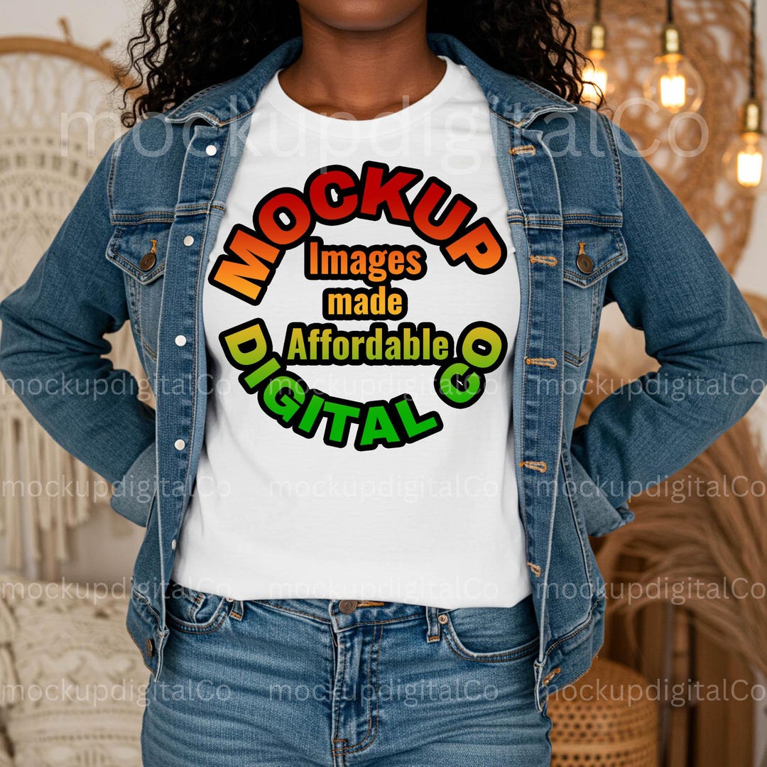 Gildan 5000 White T-shirt Mockup | G500 White T-shirt Mockup | African ...