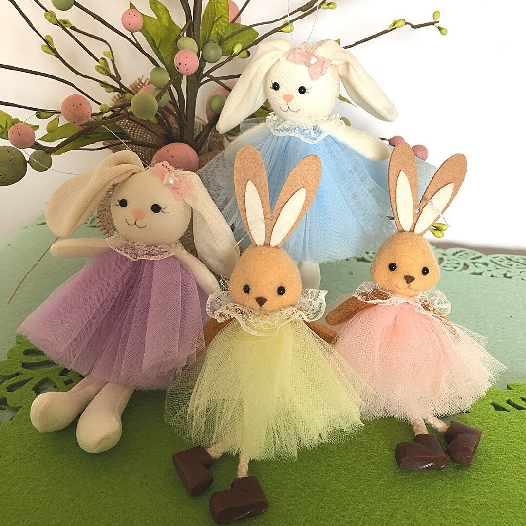 Handmade Easter Bunny Ornaments,easter Decor,easter Tree Ornaments ...
