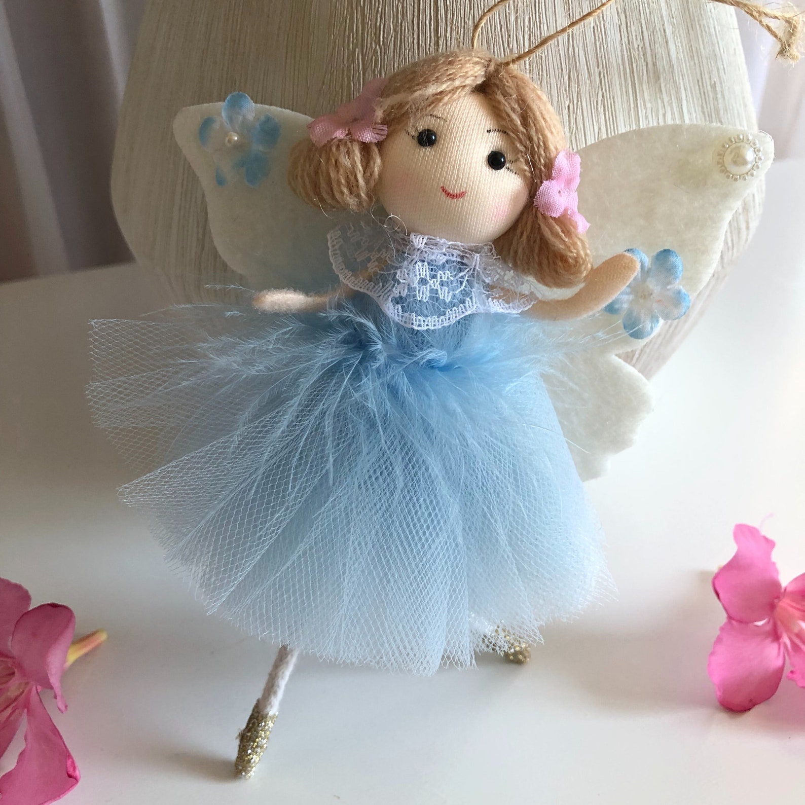 Handmade Felted Butterfly Doll Ornament, Summer Home Decor - Etsy