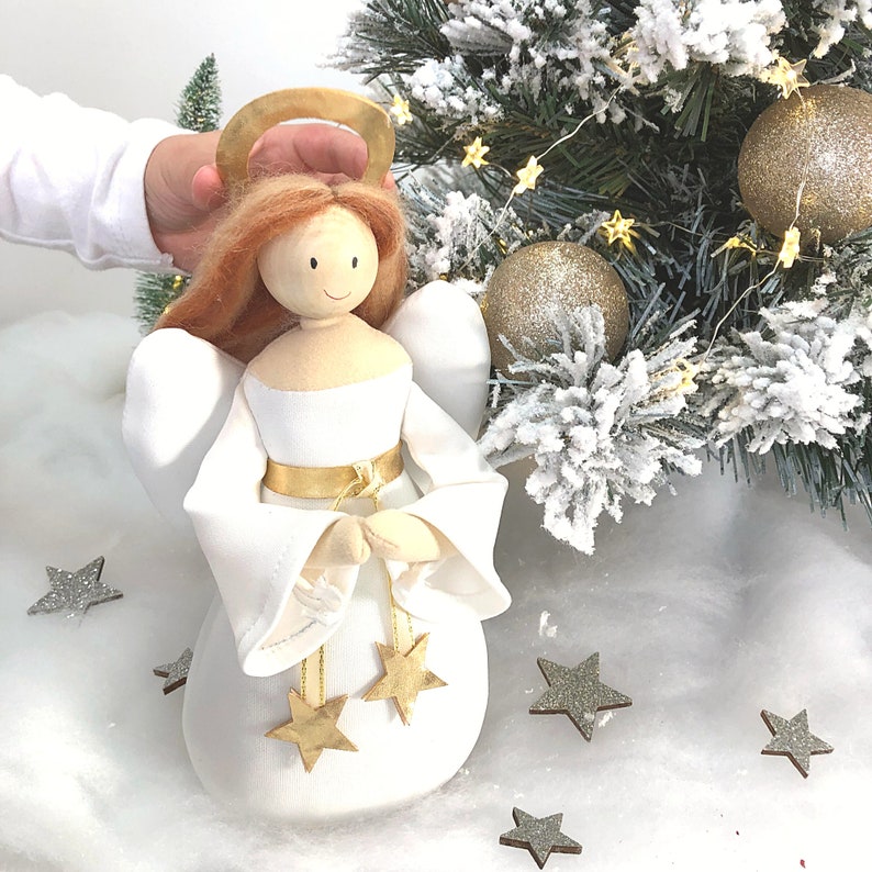 Starlight Guardian Angel Handmade Angel Figurine Christmas - Etsy