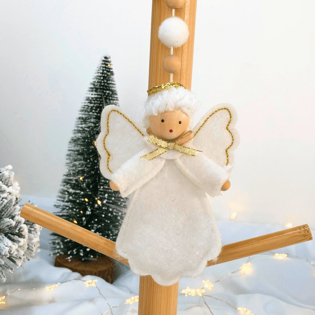 Mini Guardian Angel for Gift Christmas Tree Angel Pendant Handmade ...