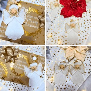 Mini Guardian Angel for Gift Christmas Tree Angel Pendant Handmade ...