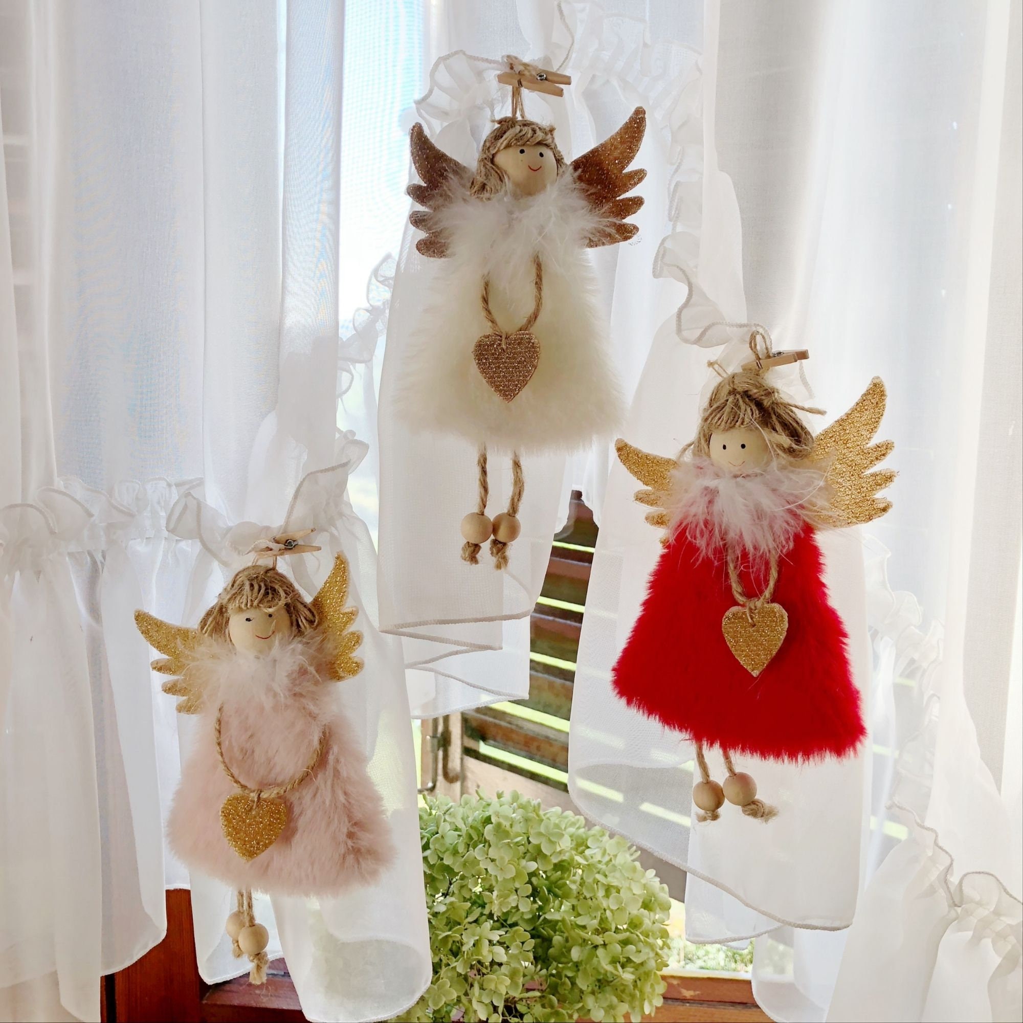 HANGING ANGEL Hanging Figurine Christmas Angel Christmas | Etsy UK