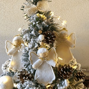 Mini Guardian Angel for Gift Christmas Tree Angel Pendant Handmade ...