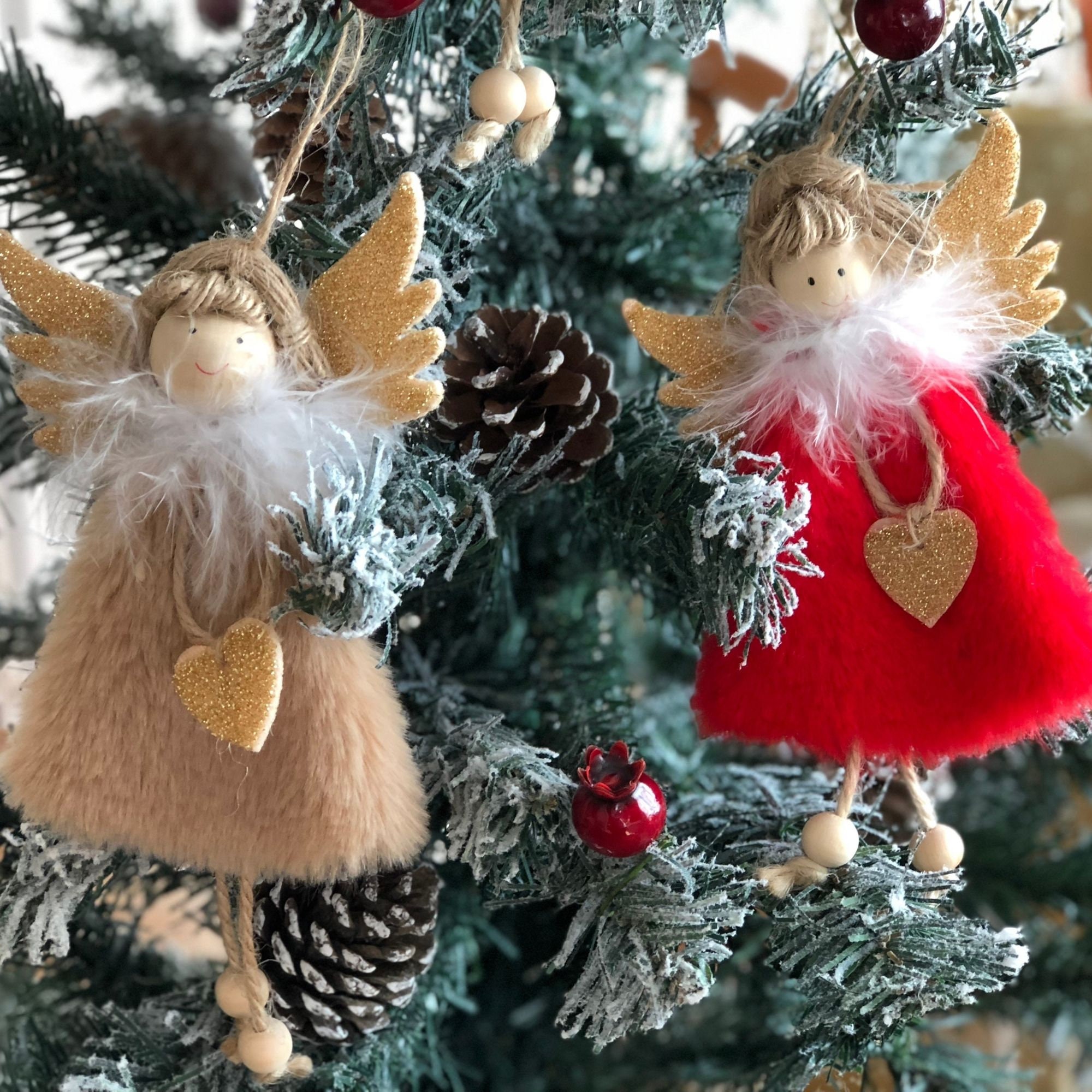 HANGING ANGEL Hanging Figurine Christmas Angel Christmas - Etsy UK