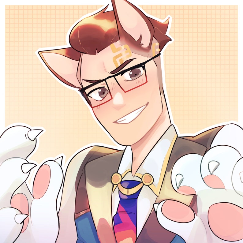 Catboy Valorant Square Prints - Etsy