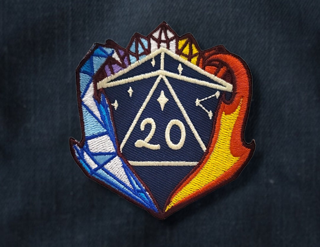 Sorcerer Patch, Dungeons and Dragons, Dnd, D&D Inspired Iron-on Patch ...