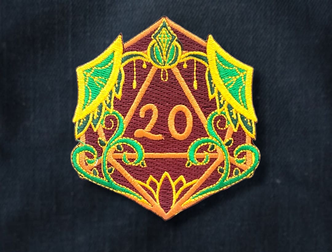 Druid Patch, Dungeons and Dragons, Dnd, D&D Inspired Iron-on Patch ...