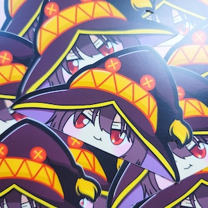 Megumin Peeker, Konosuba Peeker, Anime Peeker, Cute Anime Stickers ...