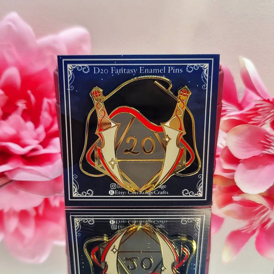 Rogue Enamel Class Pin, DnD pins, Pathfinder, PF2e, Class Enamel Pins ...