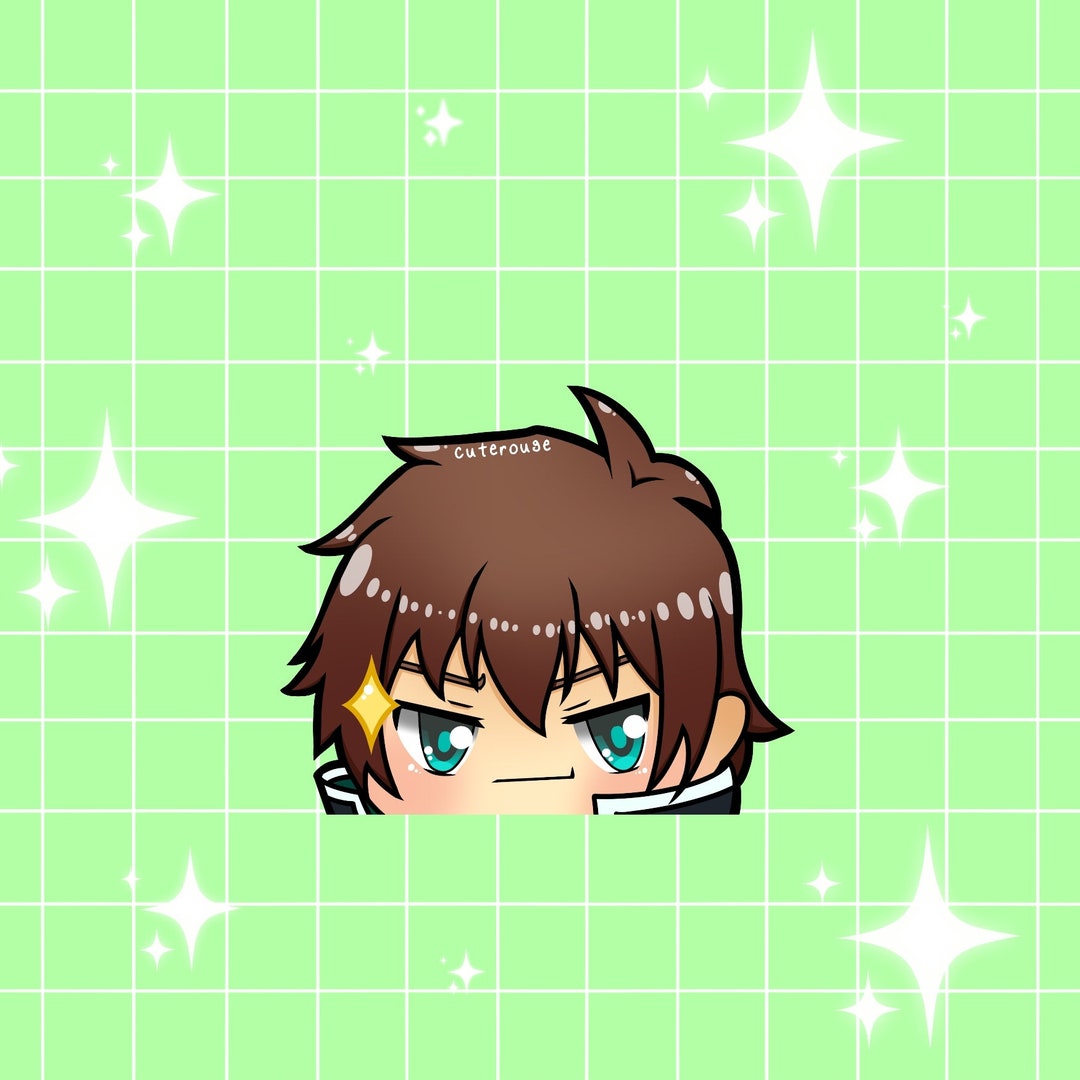 Kazuma Peeker, Konosuba Peeker, Anime Peeker, Cute Anime Stickers, Kono ...