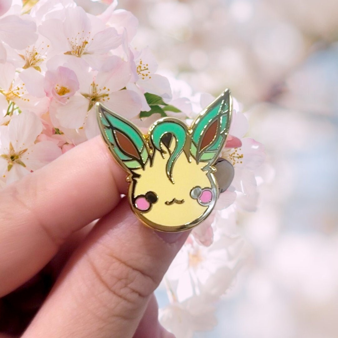 Leaf Bunny, Mini Leaf Bunny, Mini Bunny Pin, Kawaii Pin, Cute Pin ...