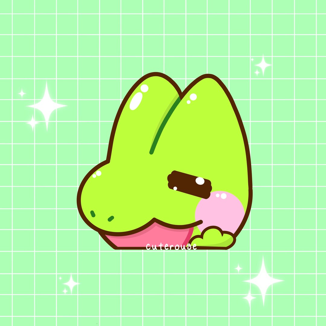 Treecko Peeker, Anime Peeker, Cute Bean Treecko Peeker, Waterproof ...