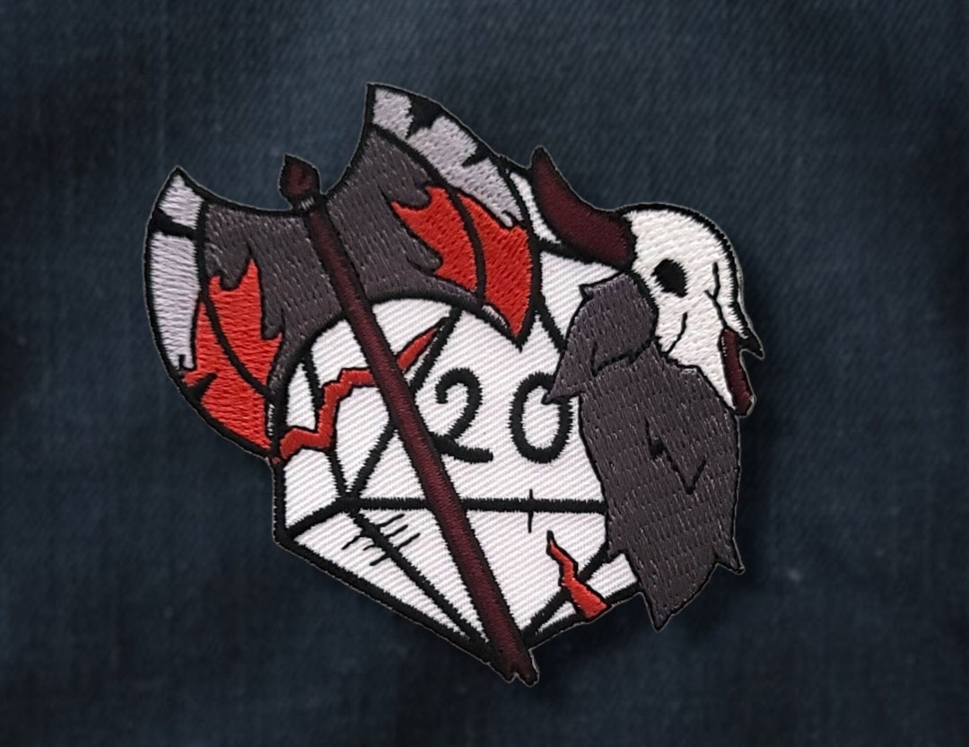 Barbarian Patch, Dungeons and Dragons, Dnd, D&D Inspired Iron-on Patch ...