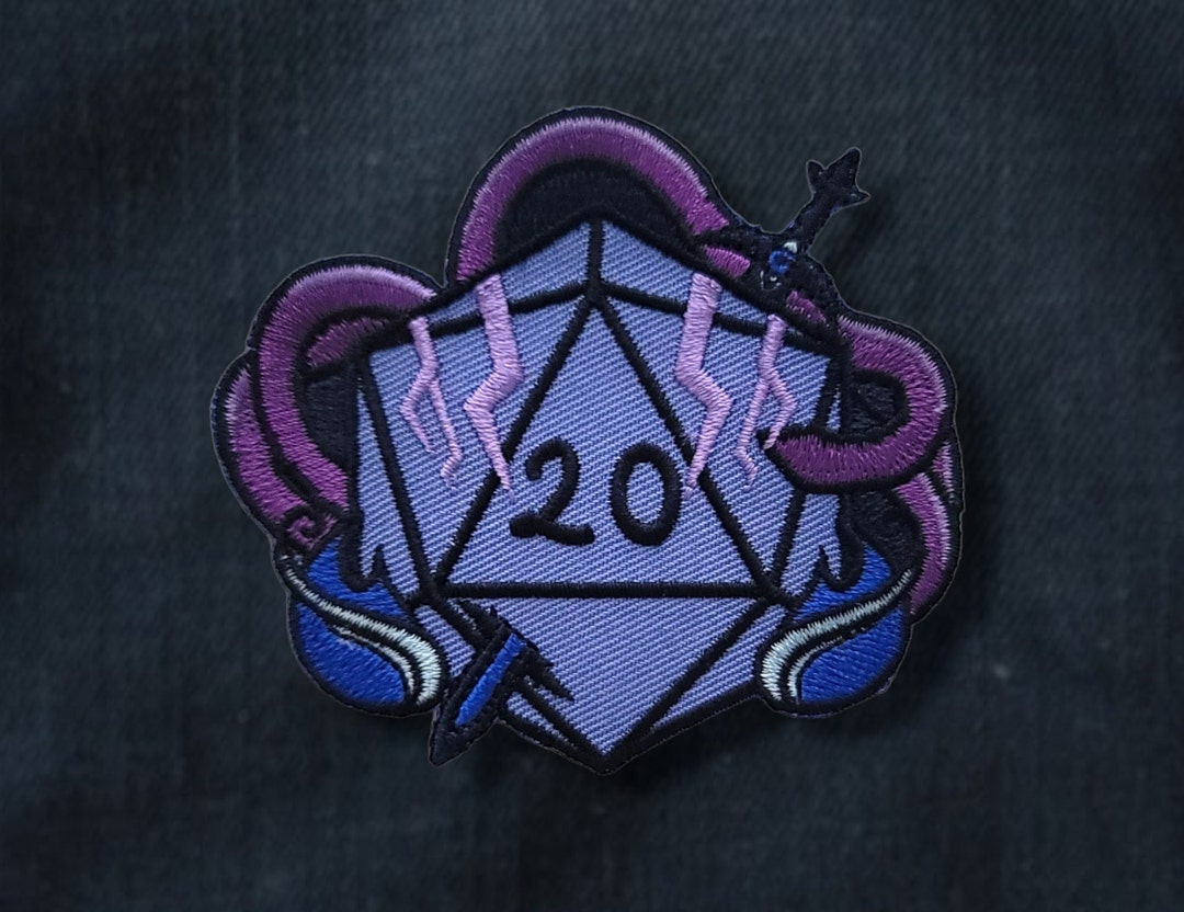 Warlock Patch, Dungeons and Dragons, Dnd, D&D Inspired Iron-on Patch ...