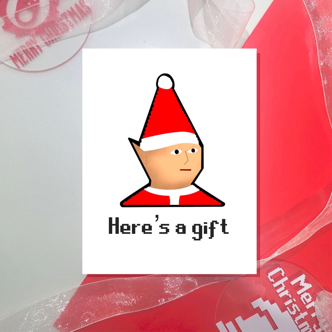OSRS Gift Card, Gnome, OSRS Card, Christmas Card, Nerdy Card, Holiday ...