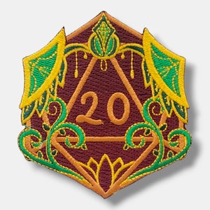 Druid Patch, Dungeons and Dragons, Dnd, D&D Inspired Iron-on Patch ...