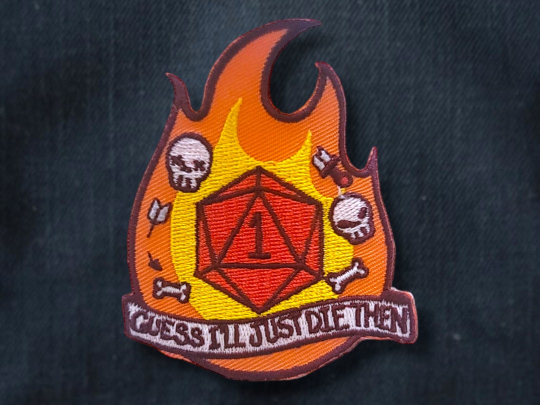 Critical Fail Nat 1 Patch, Iron-on Patch, Dnd Patch, Dungeons and ...