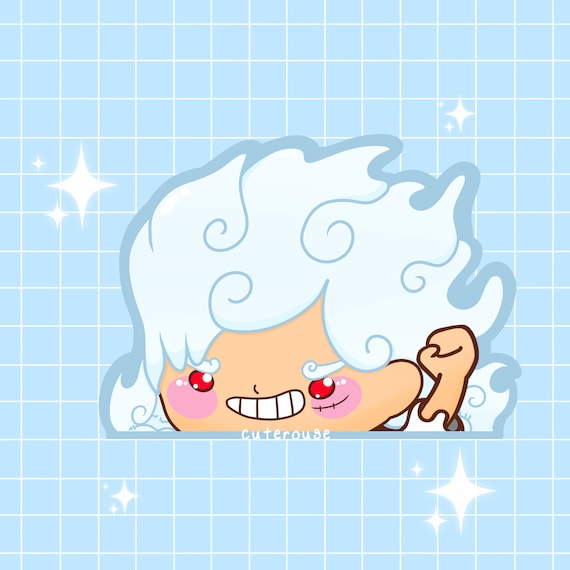 Cute Pirate Anime Peeker Gear 5 Niko Niko Wano Arc - Etsy